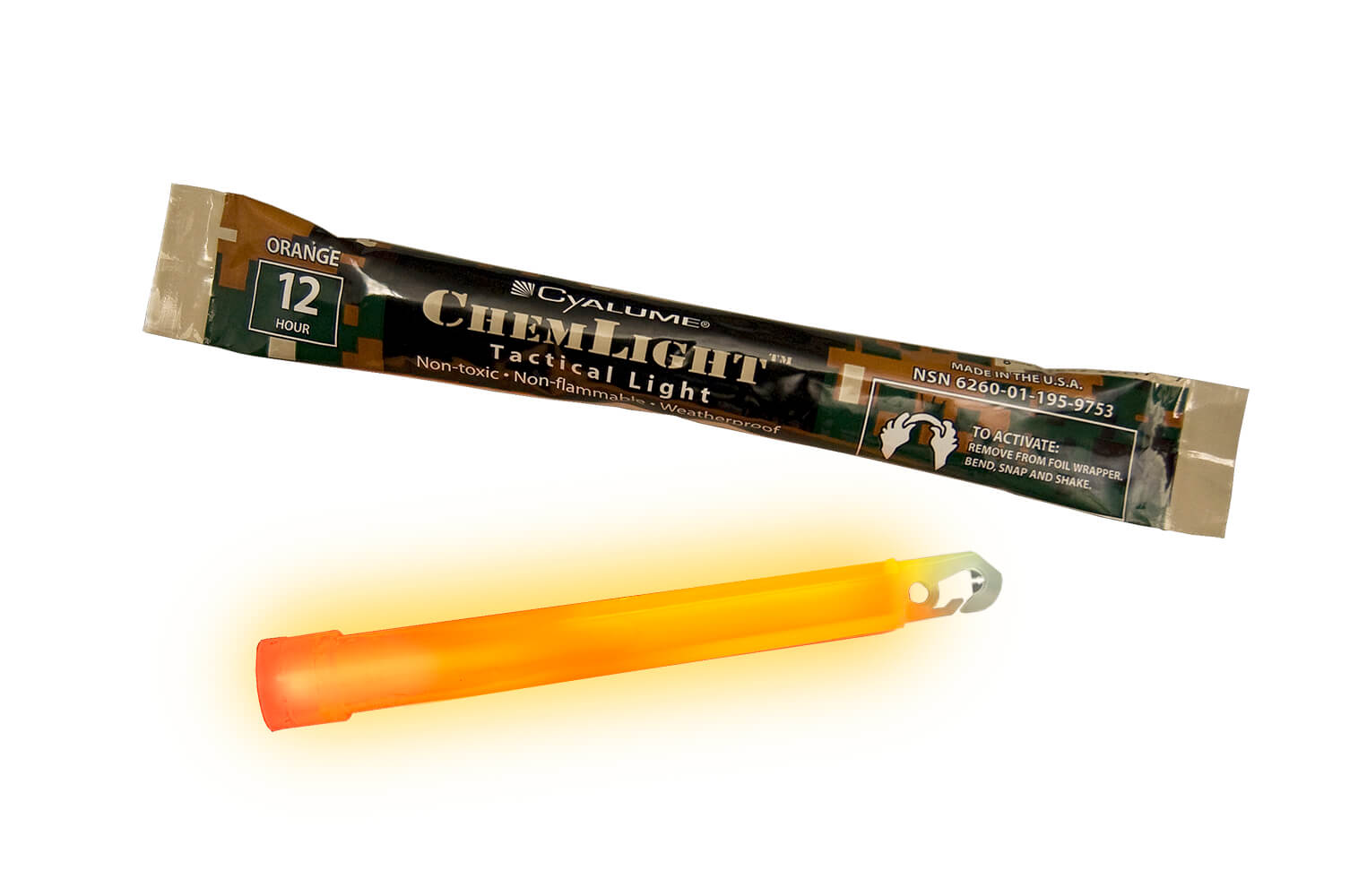 Military Light Sticks: 6 Inch Cyalume ChemLights