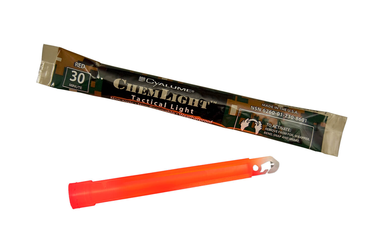 Military Light Sticks: 6 Inch Cyalume ChemLights