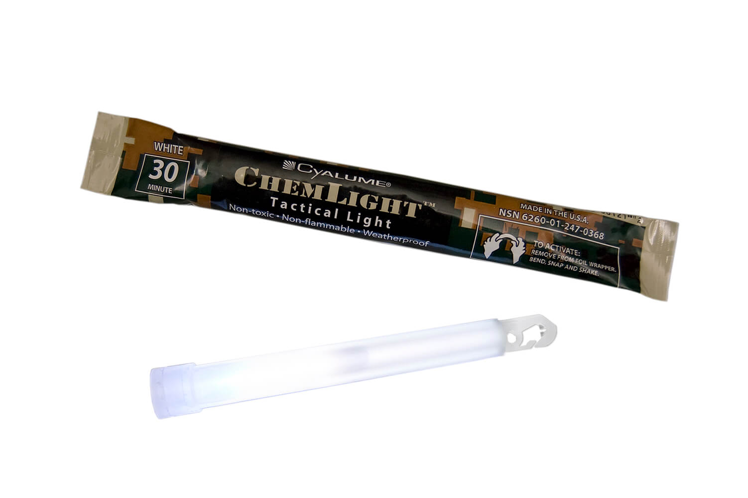 Military Light Sticks: 6 Inch Cyalume ChemLights