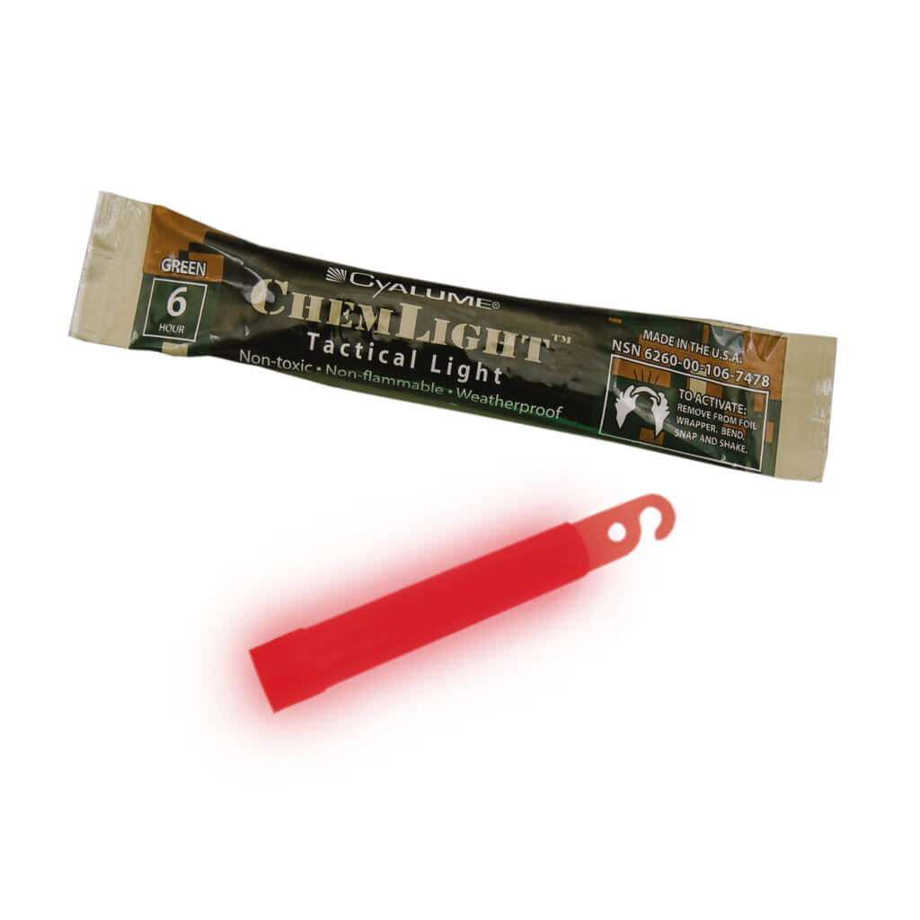 Buy Red 4 Inch ChemLights, Military Grade Light Sticks
